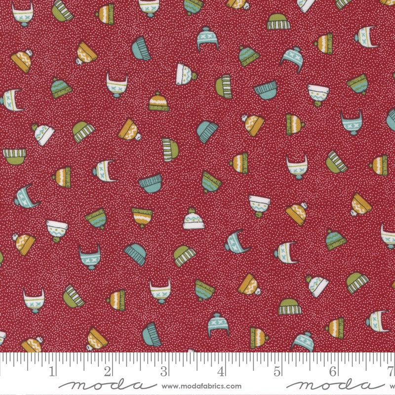 Snowkissed Bundle Up Christmas Hats Red Sweetwater Moda | Sew Together