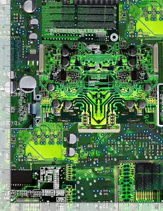 Green Computer Memory Board From Timeless Treasures | Sew Together